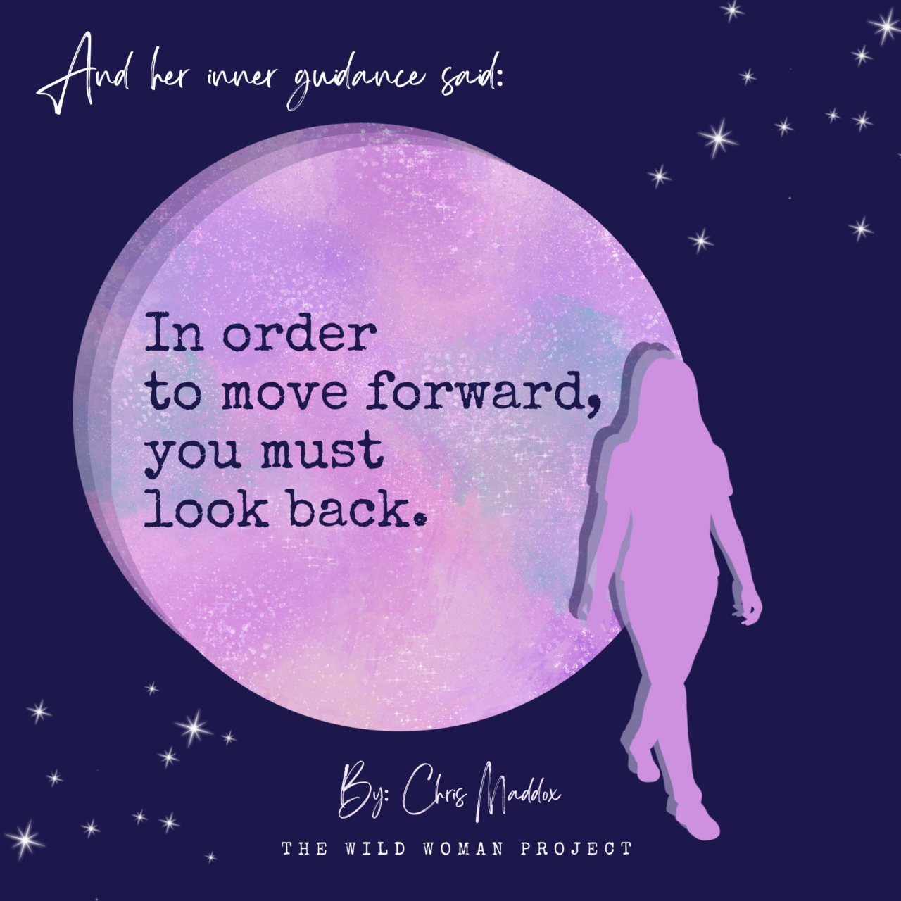 In order to move forward, you must look back. By: Chris Maddox - The ...